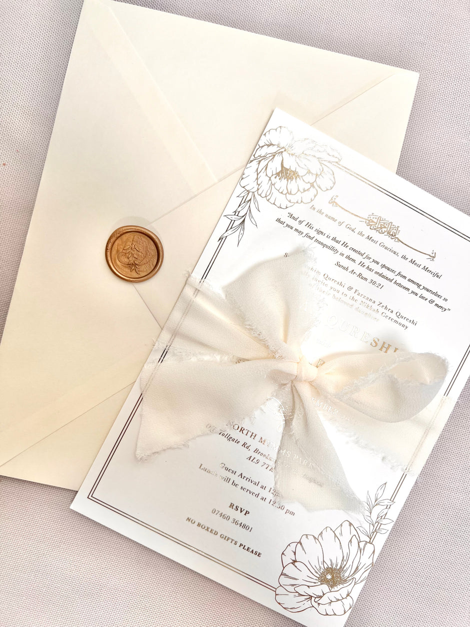 INVITES (A5) – Ayah Designs