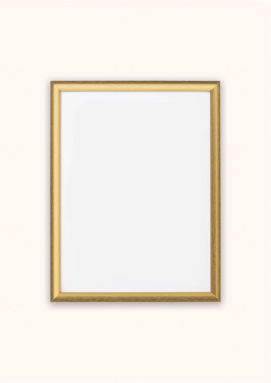 Premium Quality Frame - Gold A3 – Ayah Designs