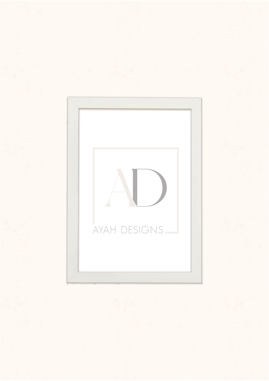 Premium Quality Frame - White A4 – Ayah Designs